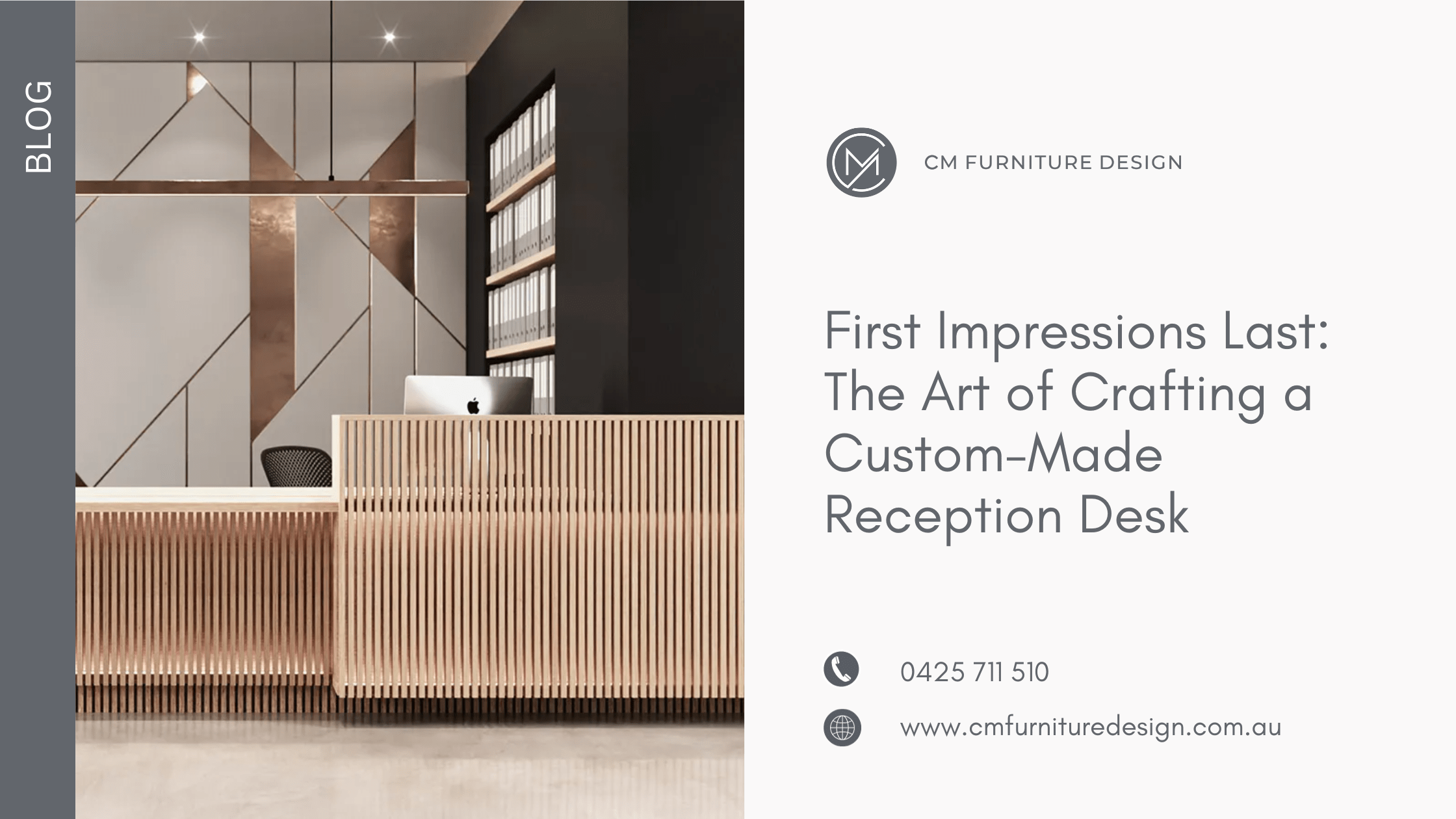 The Art of Crafting a Custom-Made Reception Desk