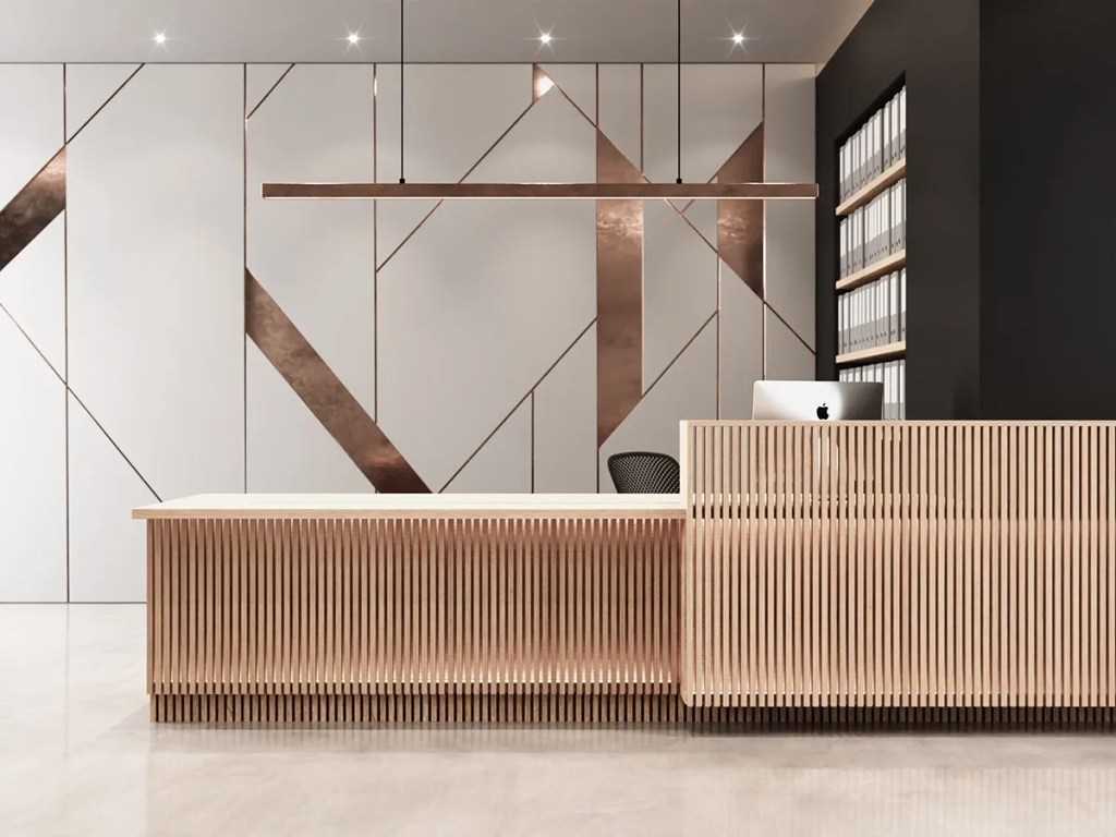 The Art of Crafting a Custom-Made Reception Desk